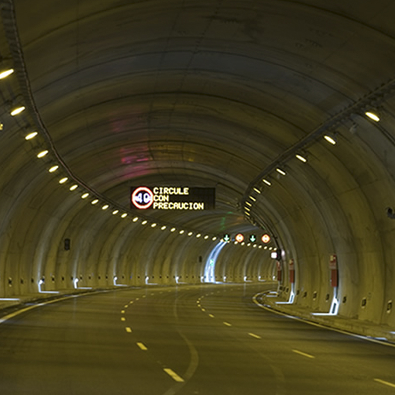 Tunnel Variable Message Sign
